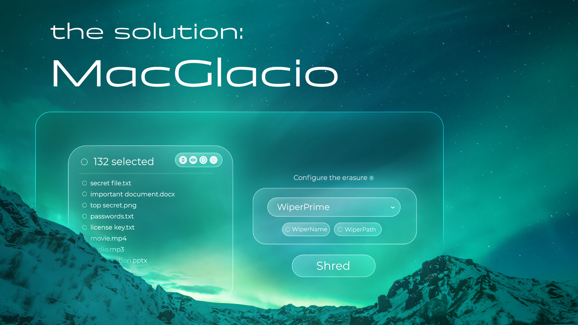 MacGlacio: File shredding, redefined. World's most powerful file ...