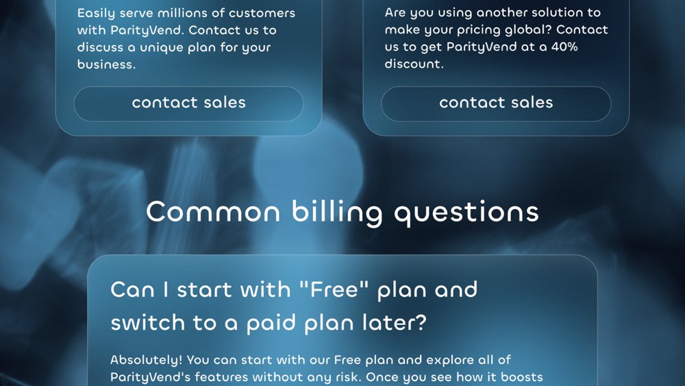 ParityVend Pricing - Globalize your business in under 7 minutes ...