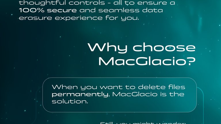 MacGlacio: File shredding, redefined. World's most powerful file ...